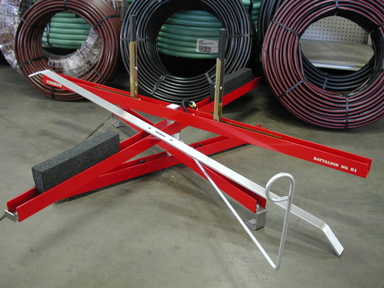 Fireman Uncoilers - Battalion No. 61 - pex uncoiler, drip tube unwinder