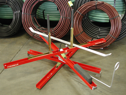 Fireman Uncoilers - Commander No 1 - pex unwinder, tube dispenser